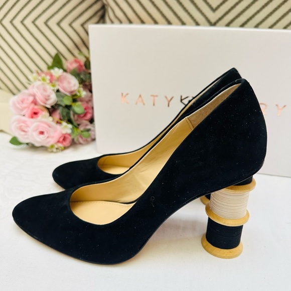 Katy Perry Collections | Shoes | Katy Perry The Tashia Black Suede Heel ...